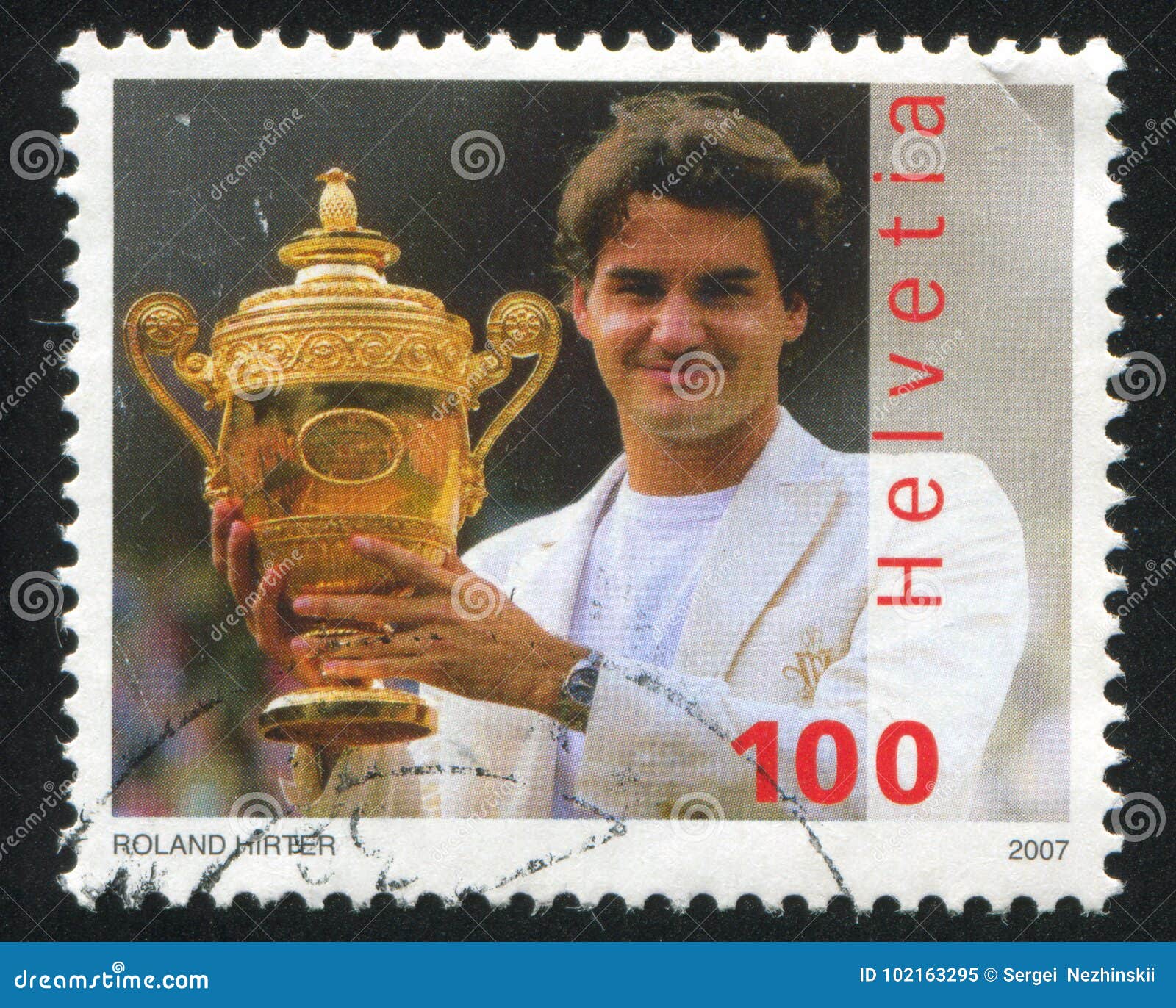 Roger Federer editorial image. Image of postmark, competition - 102163295