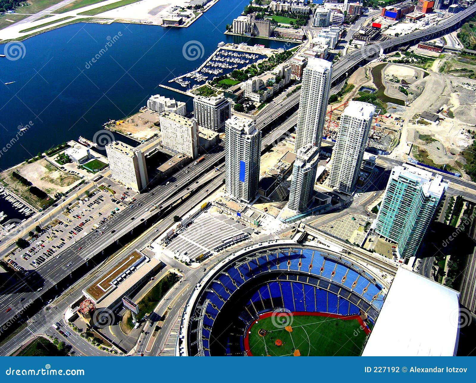Rogers Centre, Toronto, Ontario, Canada Stock Photo - Image of highway ...