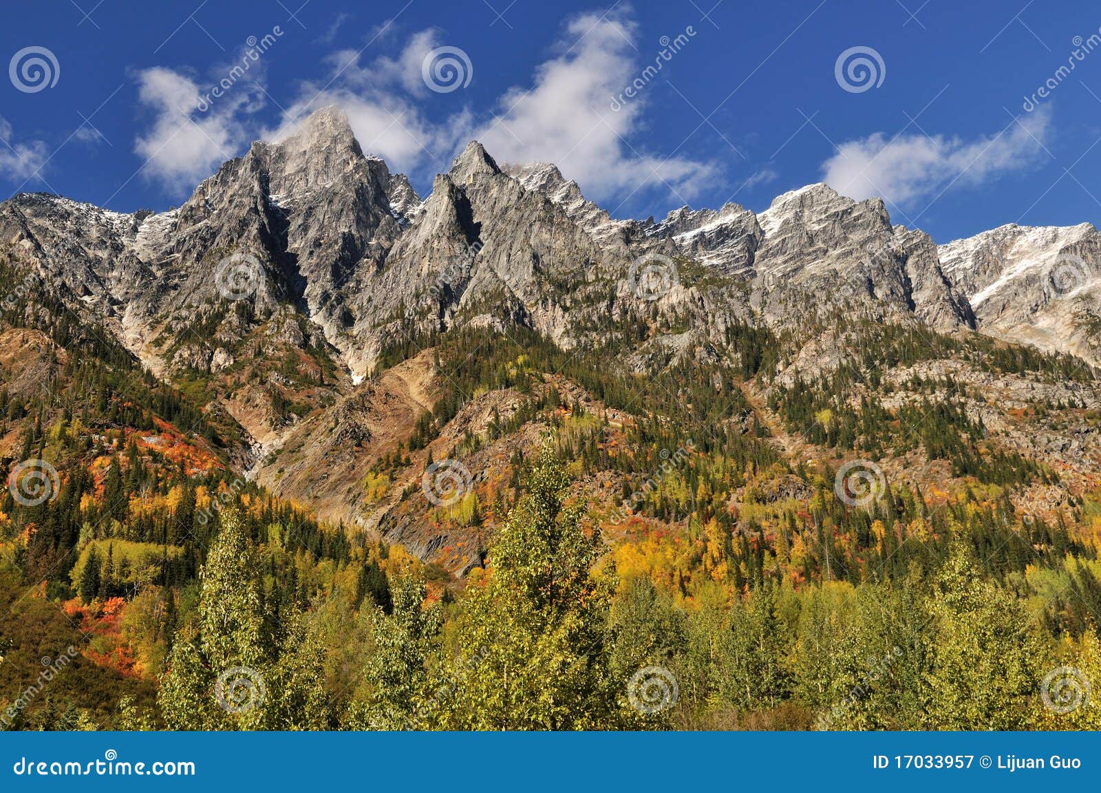 Rogers pass autumn colors stock image. Image of autumn - 17033957