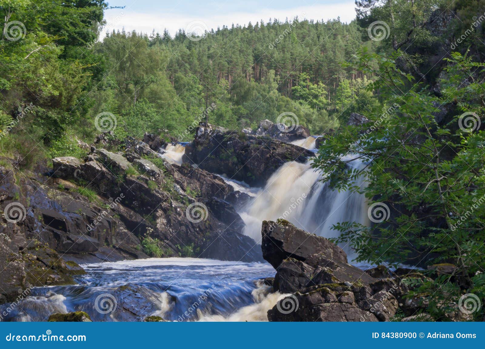 Roggie falls stock photo. Image of rogie, united, rocks - 84380900