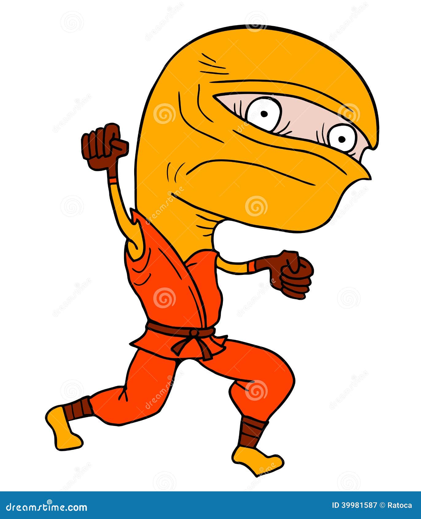 Rogue ninja stock vector. Illustration of expressive - 39981587