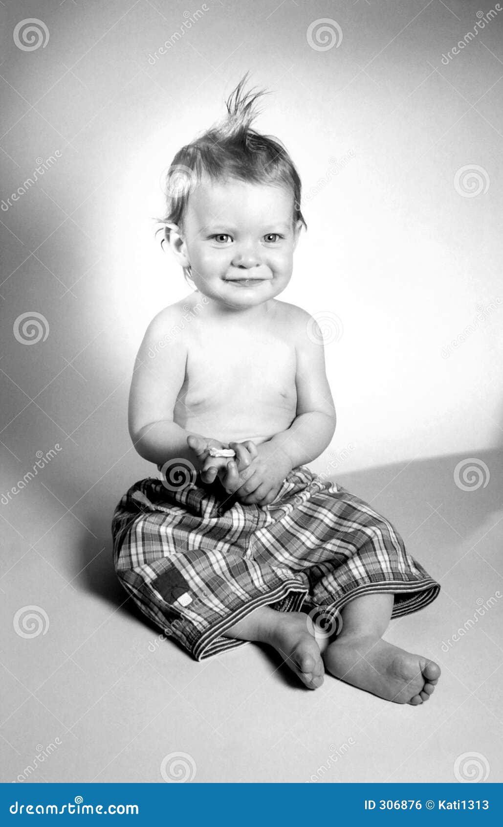 Roguish grin stock photo. Image of delight, child, babies - 306876