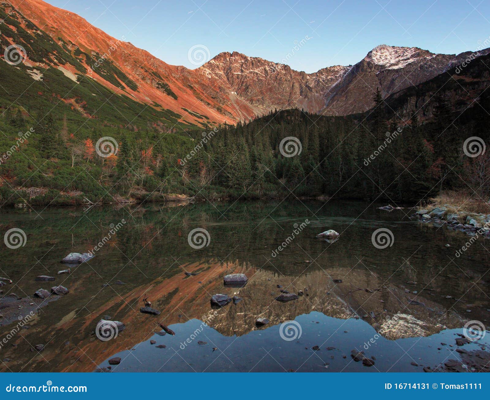 Rohace Lake - West High Tatras Stock Image - Image of high, fall: 16714131
