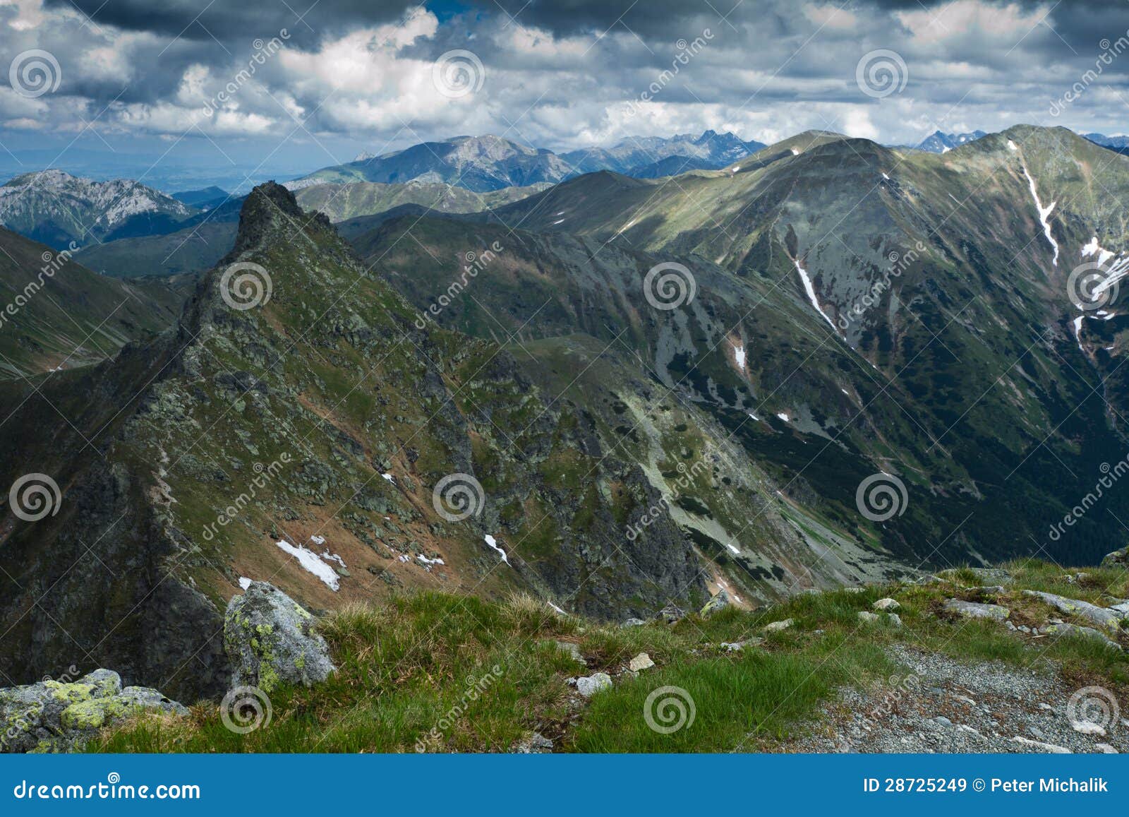 Rohace mountain range stock image. Image of summer, hill - 28725249