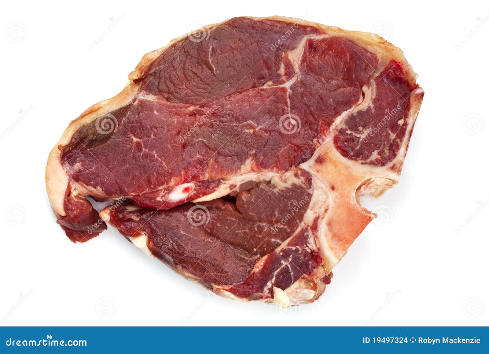 Rohes Knochen-Steak stockfoto. Bild von steak, rindfleisch - 19497324
