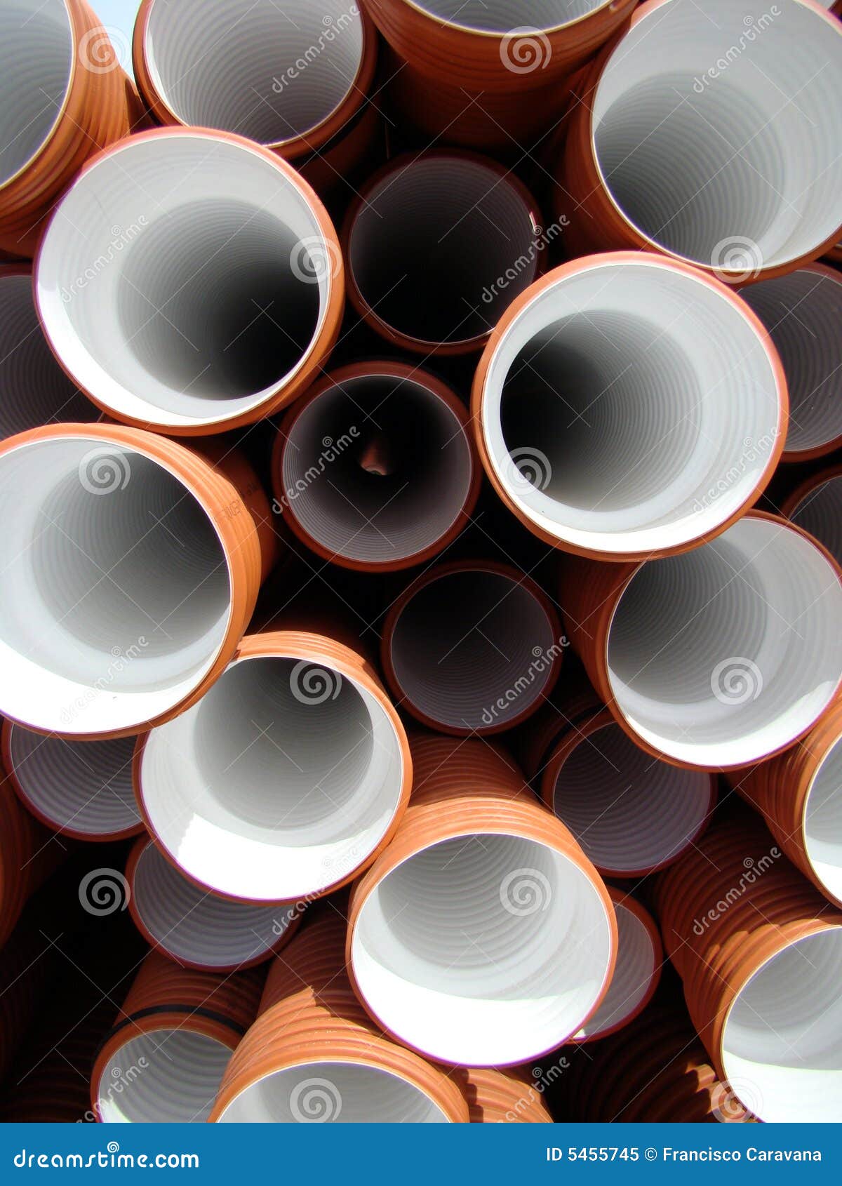 Rohre stockbild. Bild von muster, abwasserkanal, aufbau - 5455745