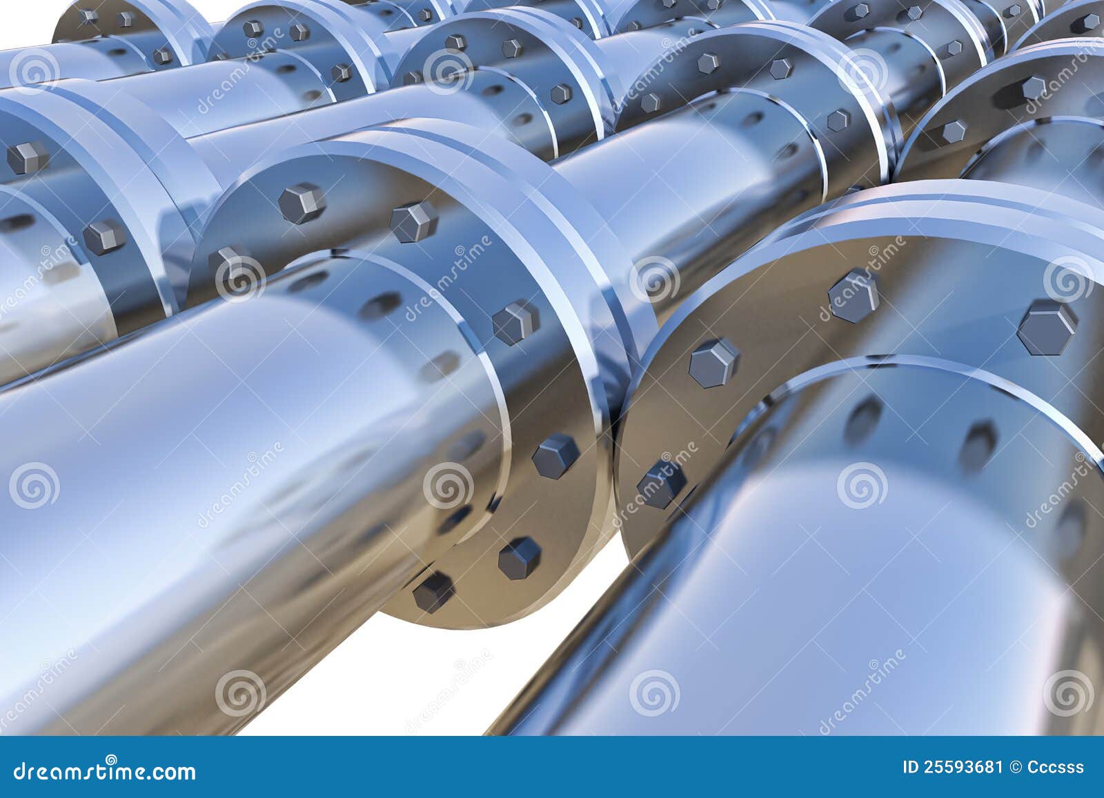 Rohrleitung stock abbildung. Illustration von industriell - 25593681