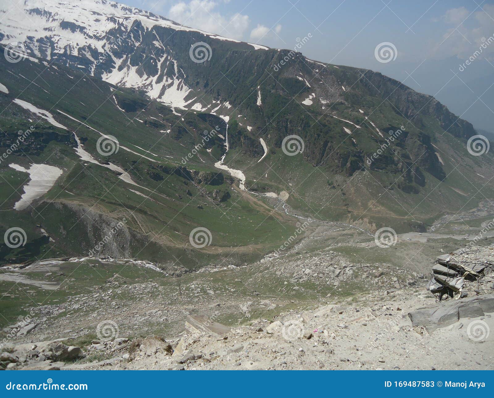 Rohtang Manali Tour Himachal Hill Stock Image - Image of manali, hill ...