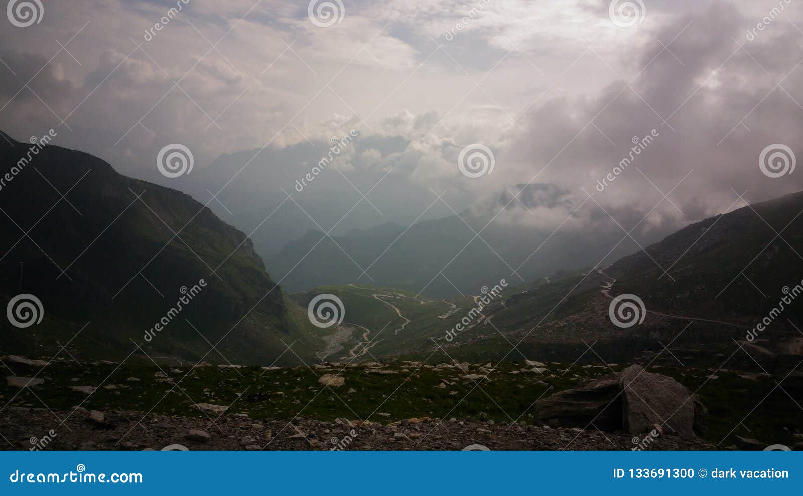 Rohtang pass view stock photo. Image of himachal, rohtang - 133691300