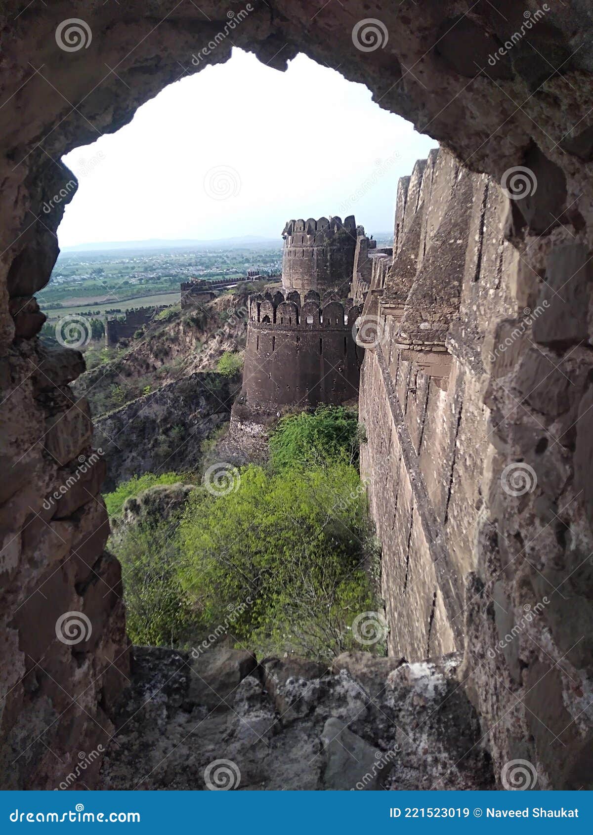 Rohtas Fort Dina Pakistan stock image. Image of dinq - 221523019