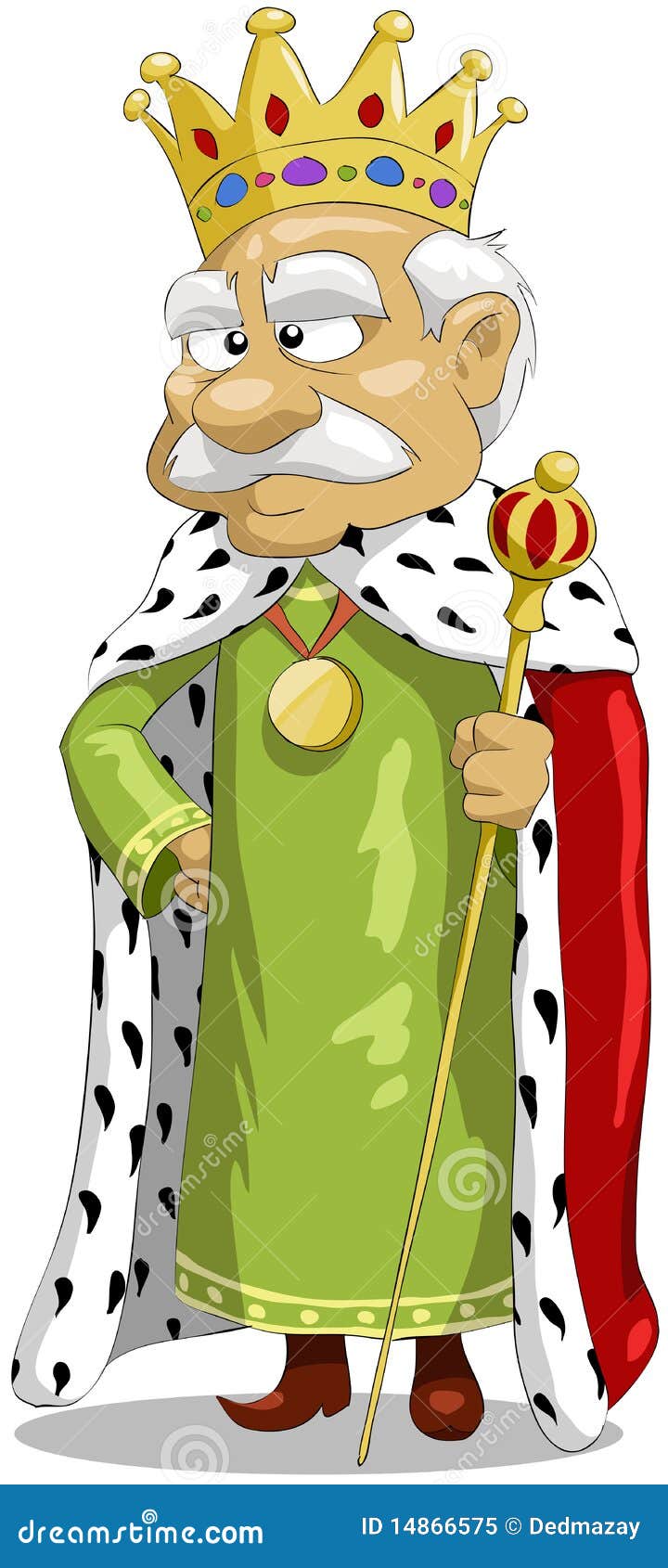 Roi illustration de vecteur. Illustration du sage, peinture - 14866575
