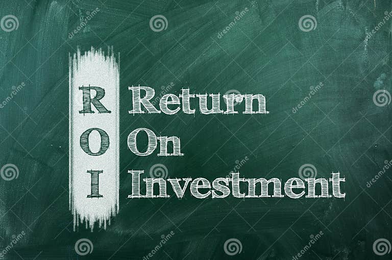 Roi stock photo. Image of return, business, savings, handwriting - 38416266