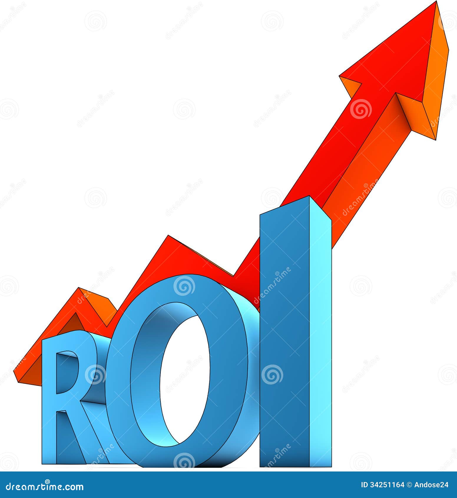 Roi-symbol stock illustrationer. Illustration av balans - 34251164