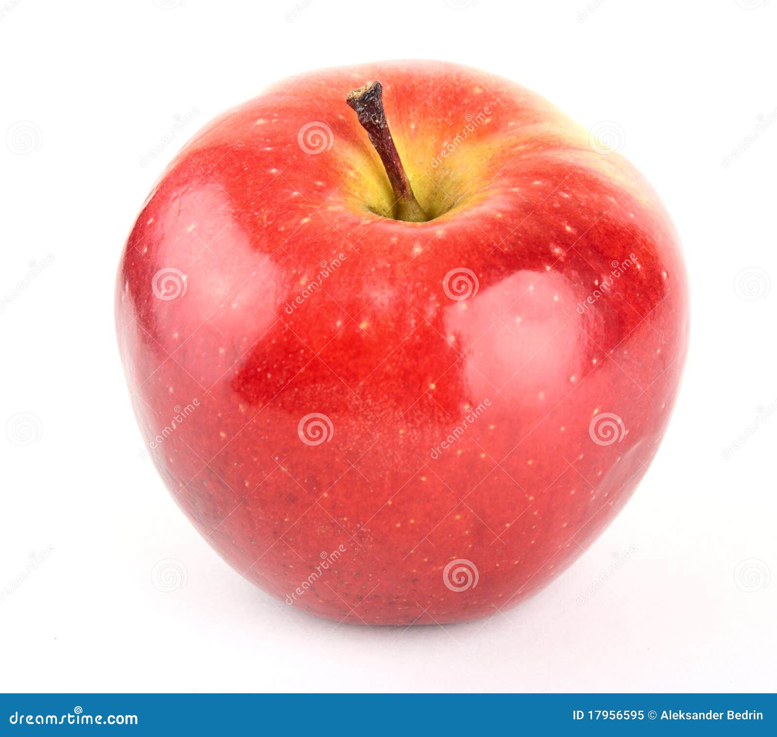 Rojo de Apple. Aislado imagen de archivo. Imagen de cubo - 17956595