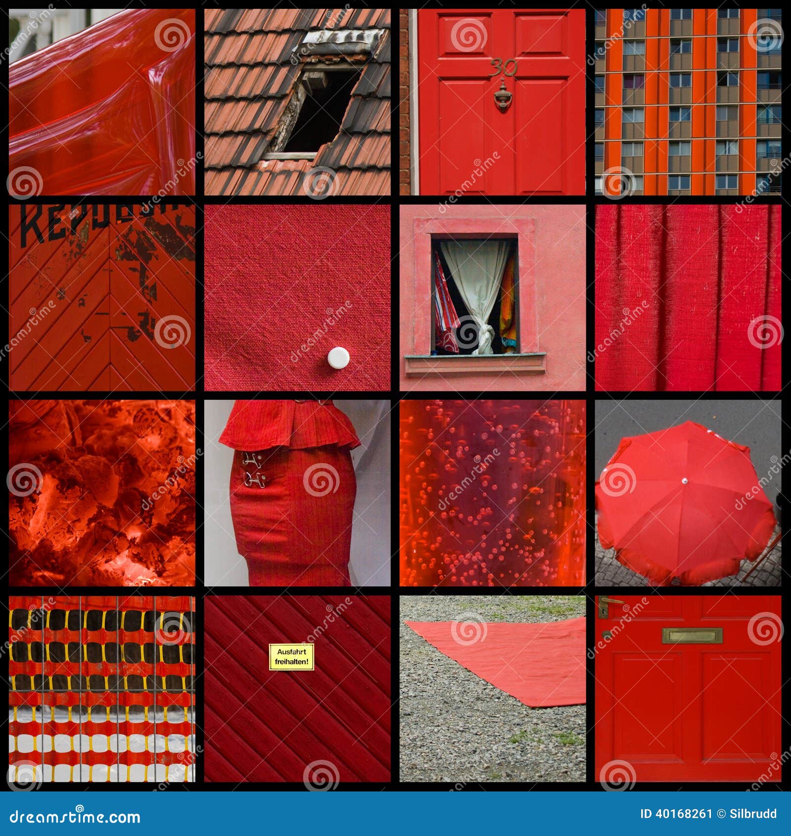 Rojo del collage imagen de archivo. Imagen de ilustraciones - 40168261