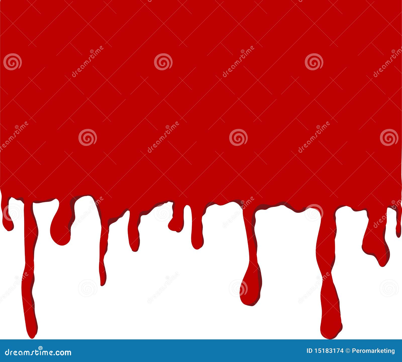 Rojo Drippy del color stock de ilustración. Ilustración de pared - 15183174