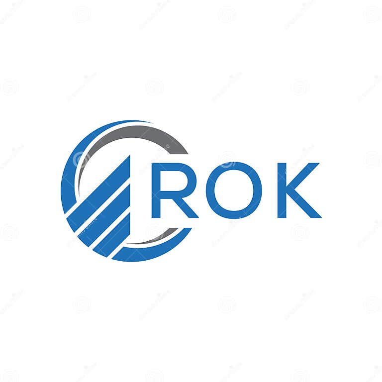 ROK Abstract Technology Logo Design on White Background. ROK Creative ...