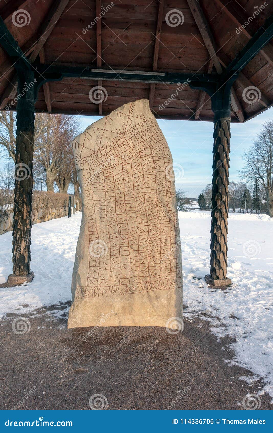 Rok runestone stock photo. Image of engraved, ornate - 114336706