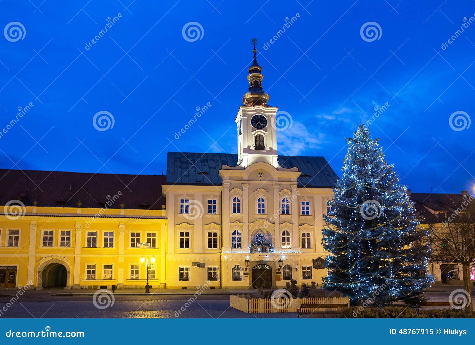 Rokycany editorial image. Image of night, masta, edifice - 48767915