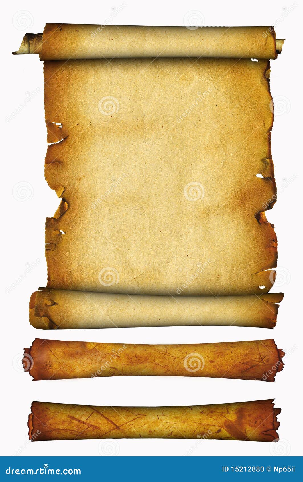 Rol Van Een Perkament En Twee Rollen Stock Illustratie - Illustration ...