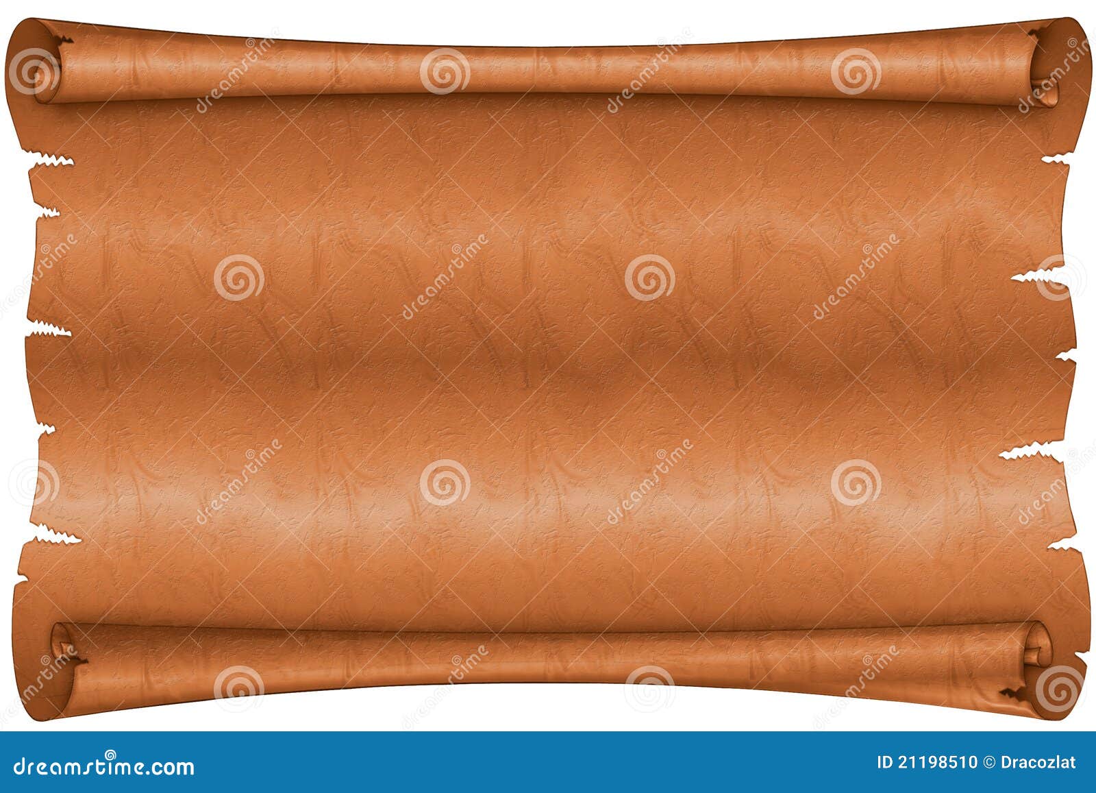 Rol van oud perkament stock illustratie. Illustration of perkament ...