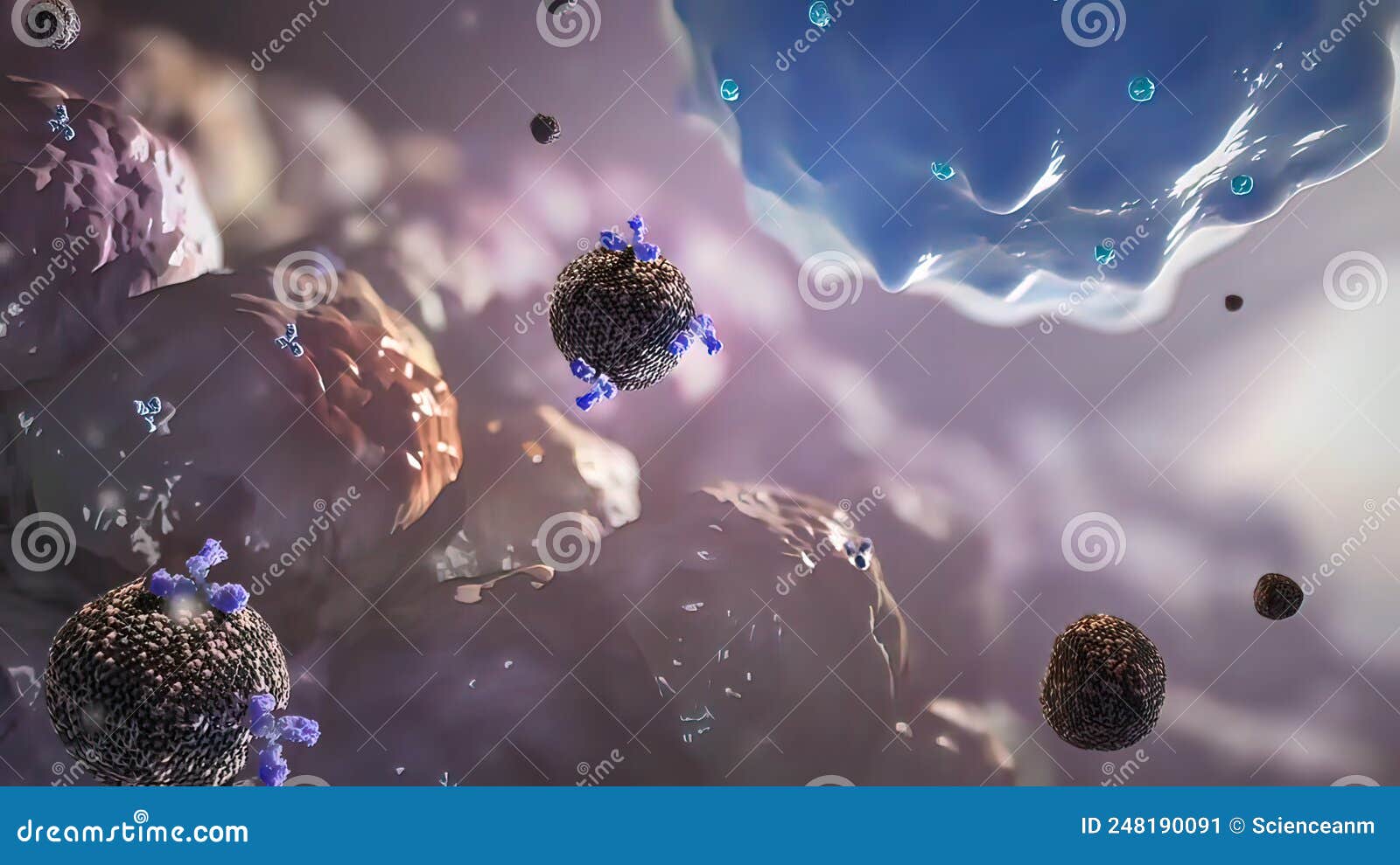 The Role of Macrophage in the Immune System Stock Illustration ...