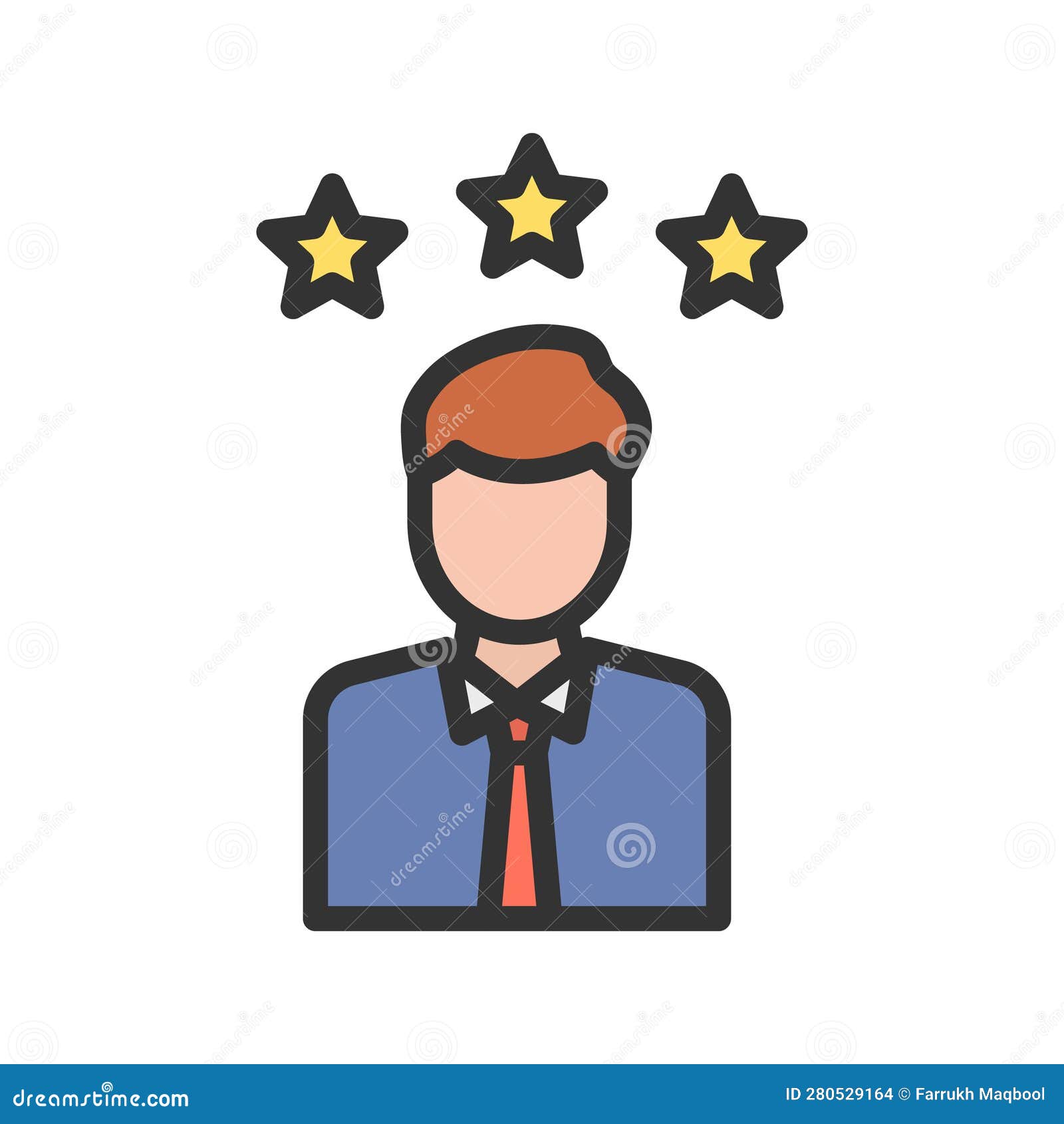 Role Model Icon Vector Image. Stock Vector - Illustration of superhero ...