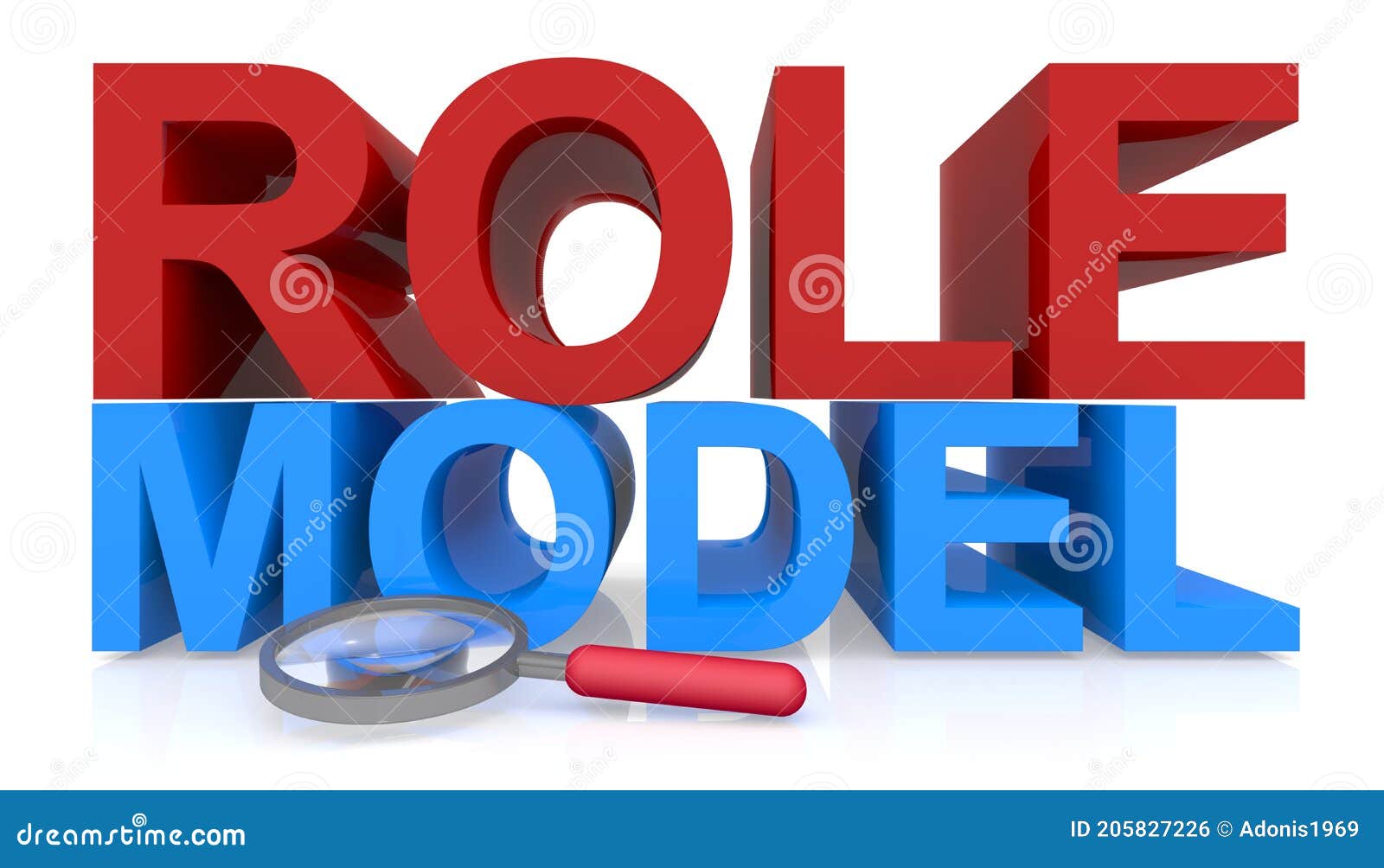 Role Model On White Royalty-Free Stock Image | CartoonDealer.com #205827226