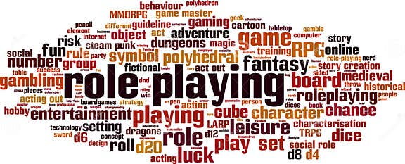 Role playing word cloud stock vector. Illustration of cloud - 165745936
