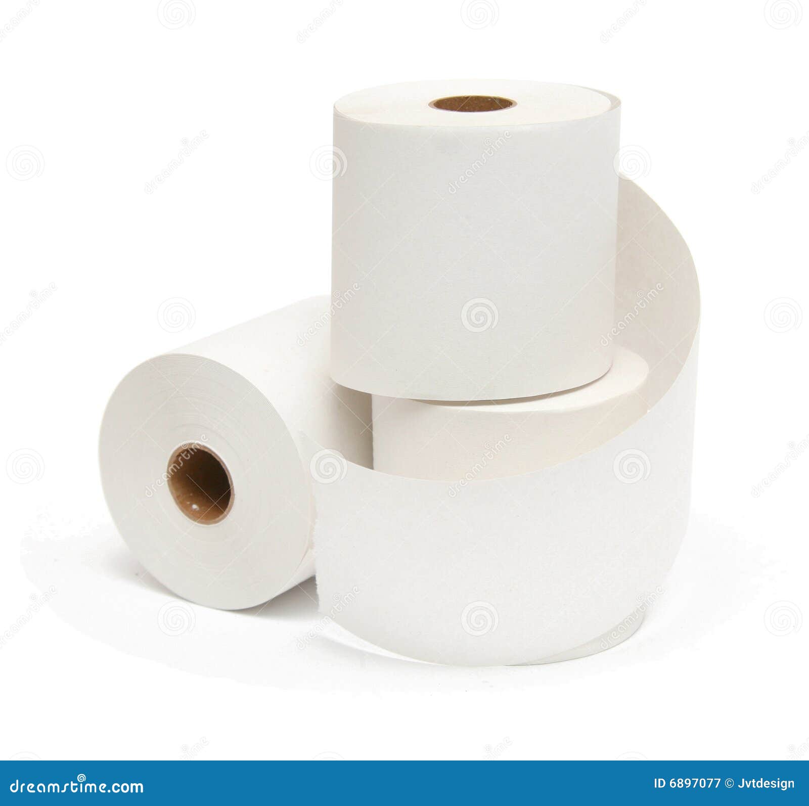 Roles of paper stock image. Image of calculate, result - 6897077