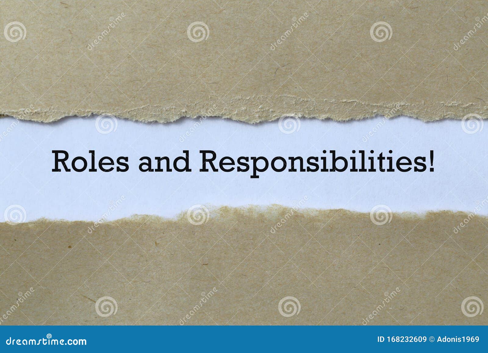 Roles And Responsibilities! On The Sticky Notes With Bokeh Background ...