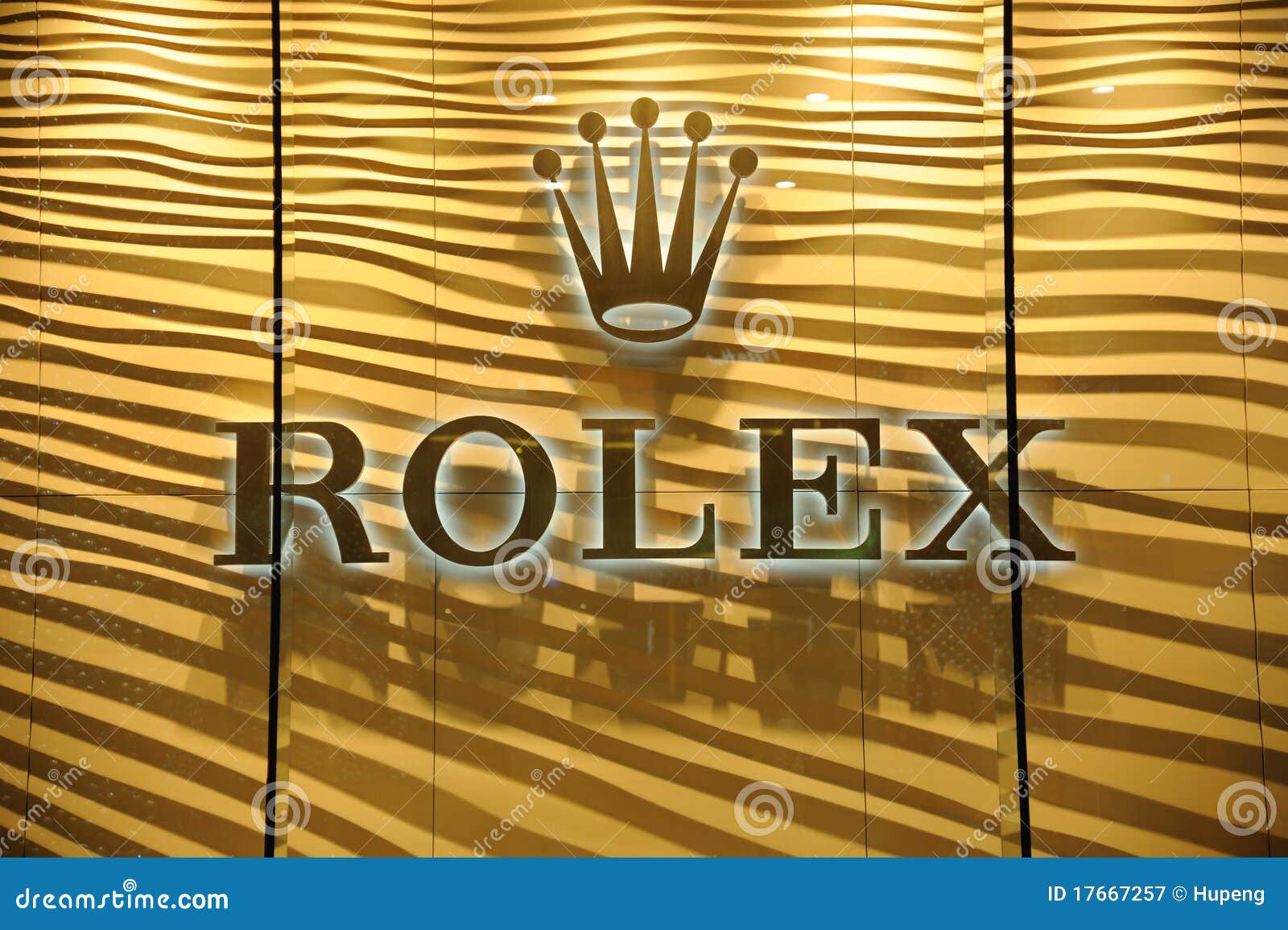 Rolex brand logo editorial photography. Image of design - 17667257