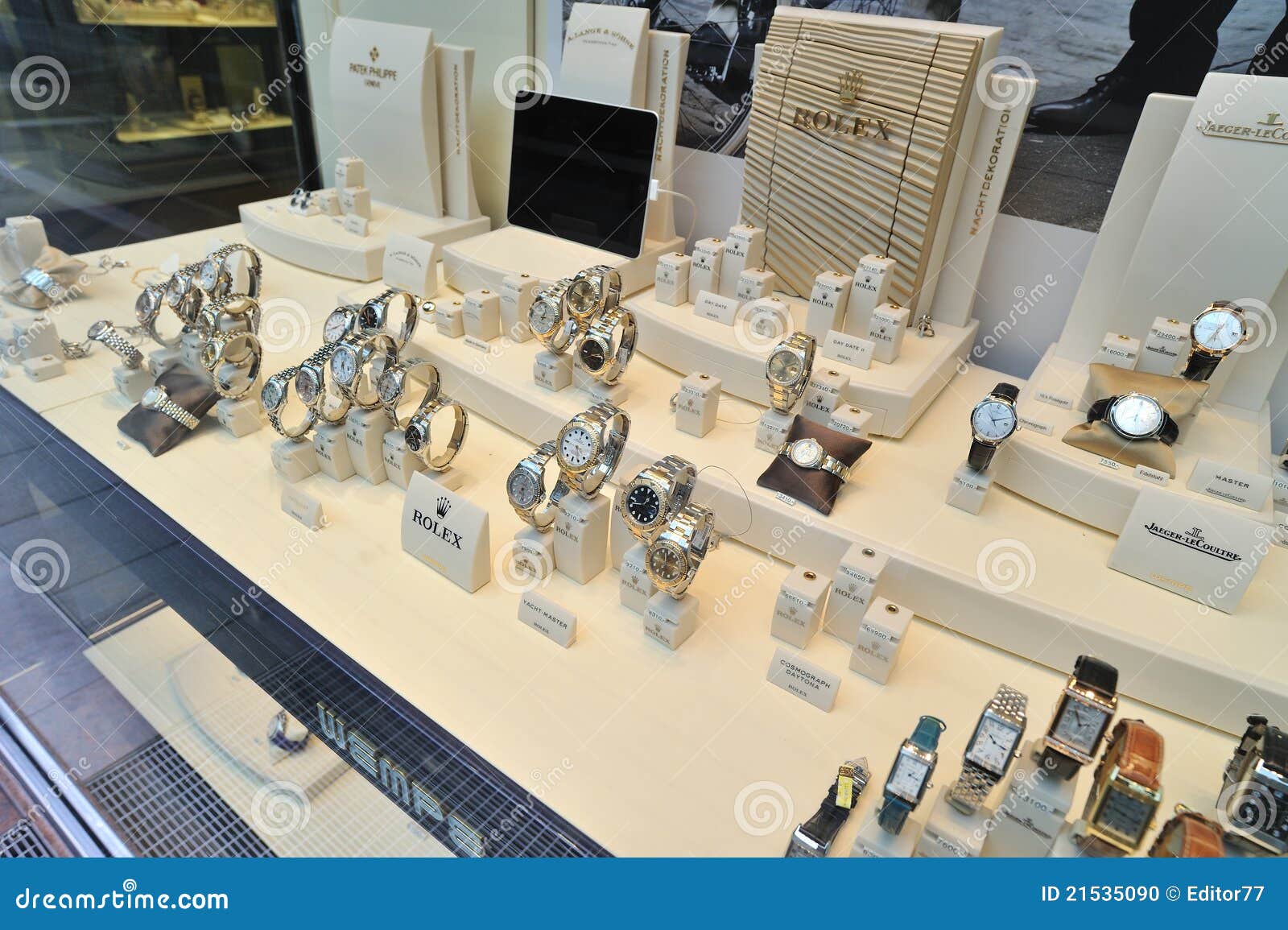 Rolex watches store editorial image. Image of retail - 21535090