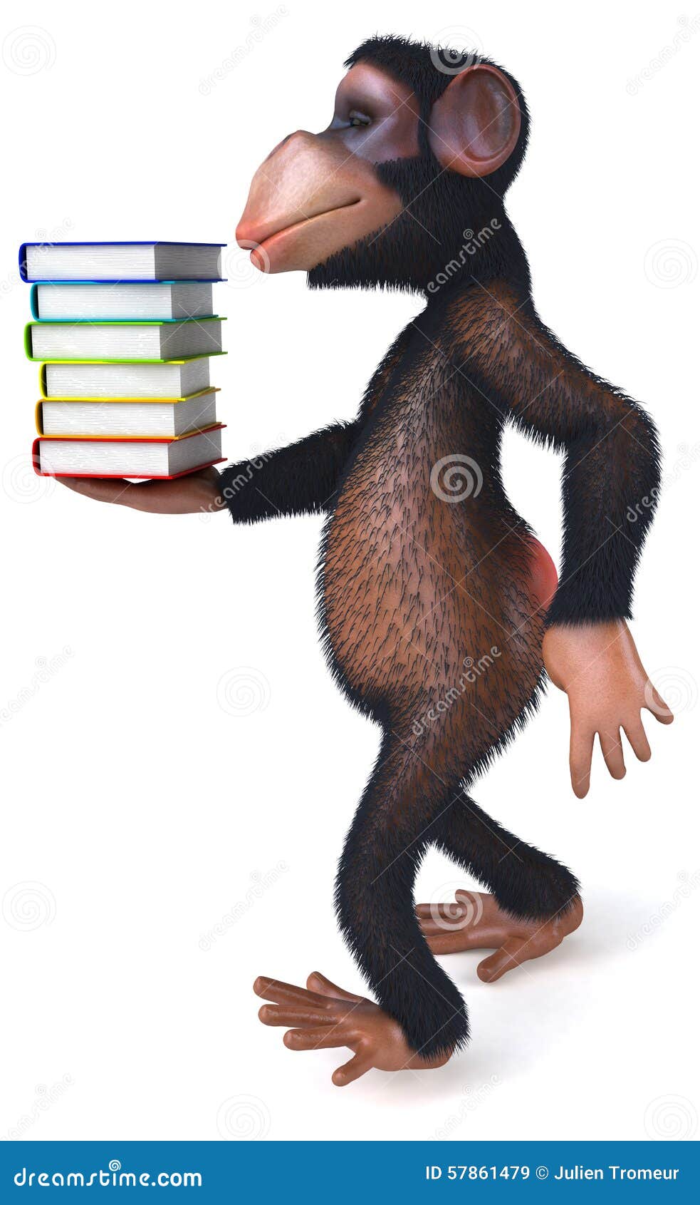 Rolig apa stock illustrationer. Illustration av afrika - 57861479