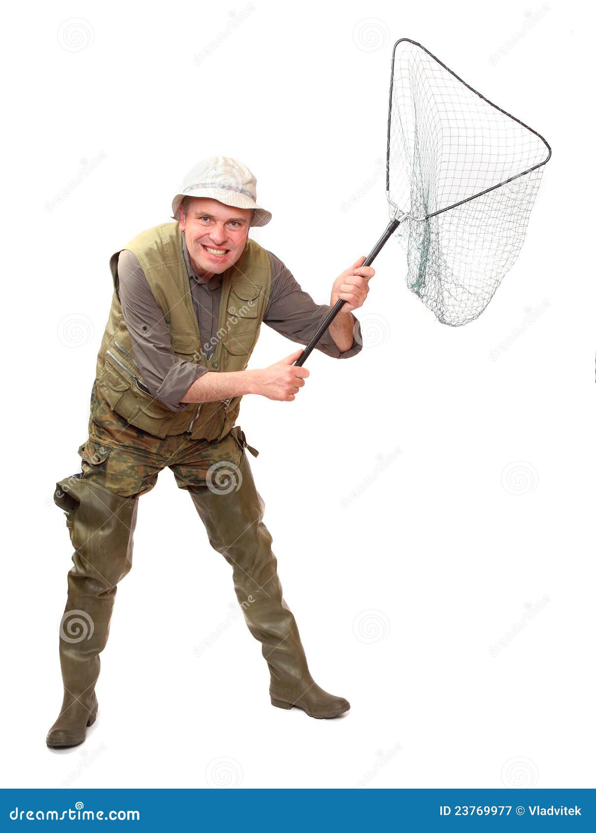 Rolig fiskare fotografering för bildbyråer. Bild av aktiv - 23769977