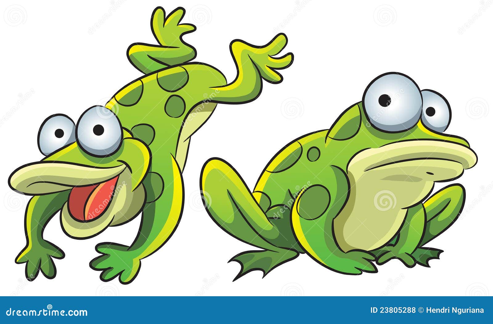 Rolig groda vektor illustrationer. Illustration av angus - 23805288