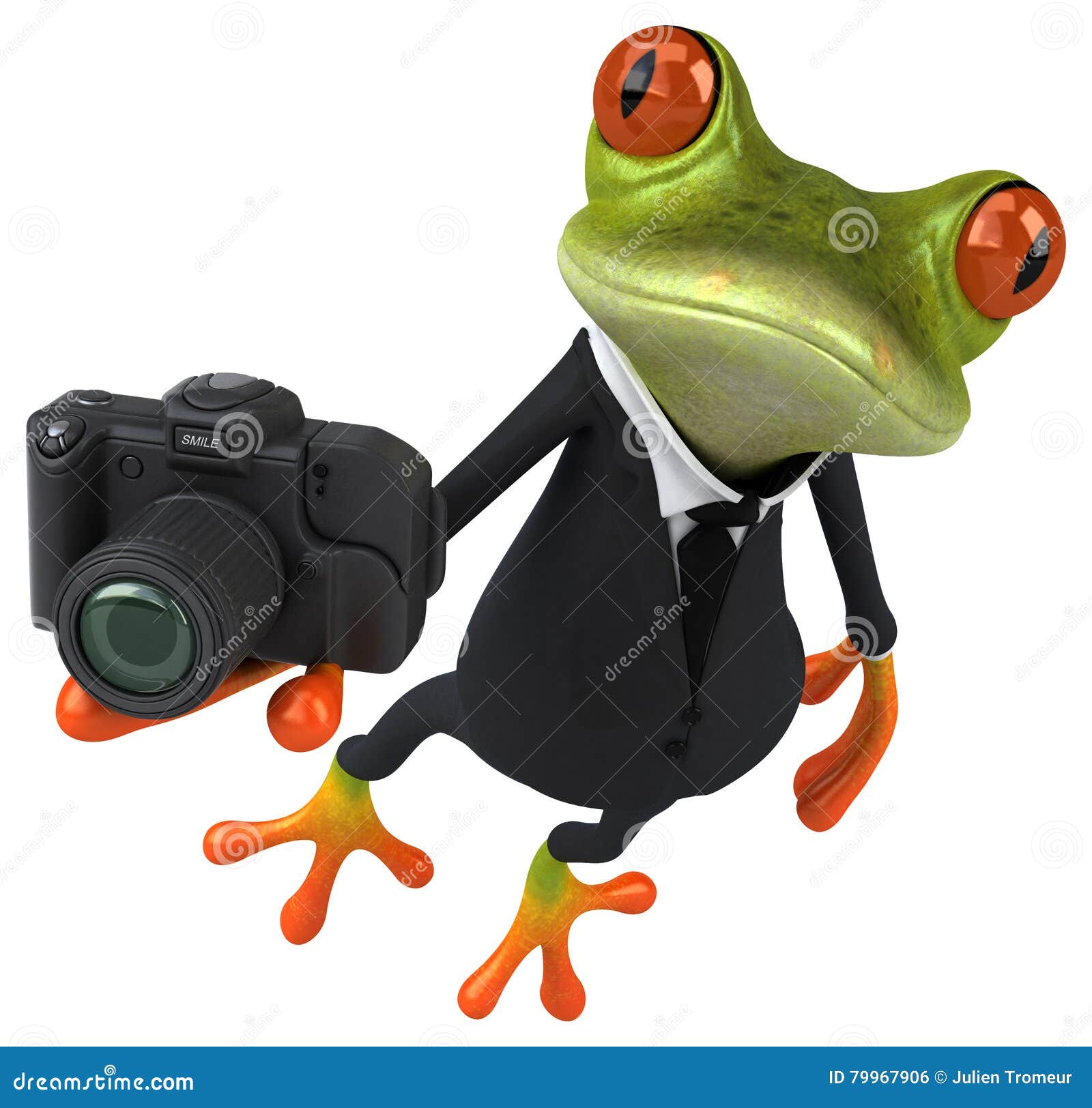 Rolig groda stock illustrationer. Illustration av natur - 79967906