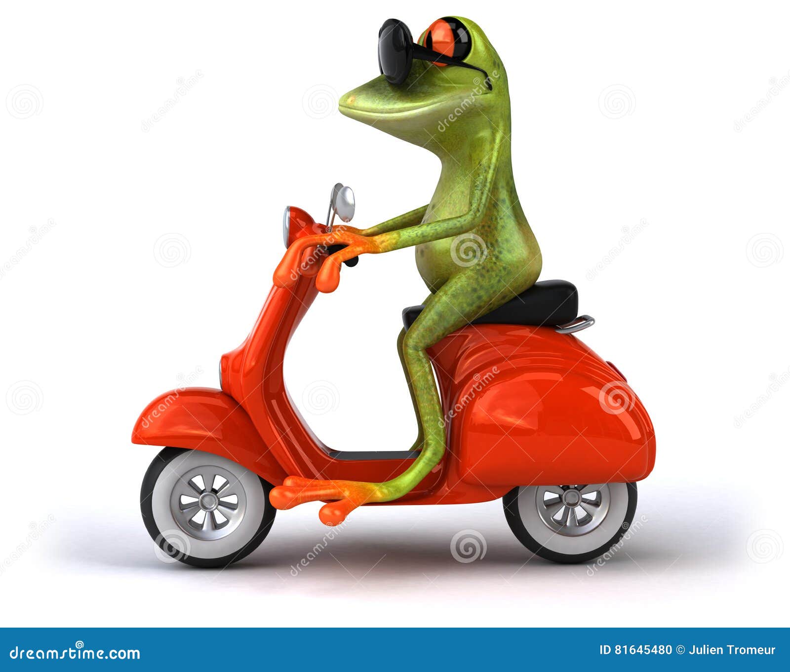 Rolig groda stock illustrationer. Illustration av illustration - 81645480