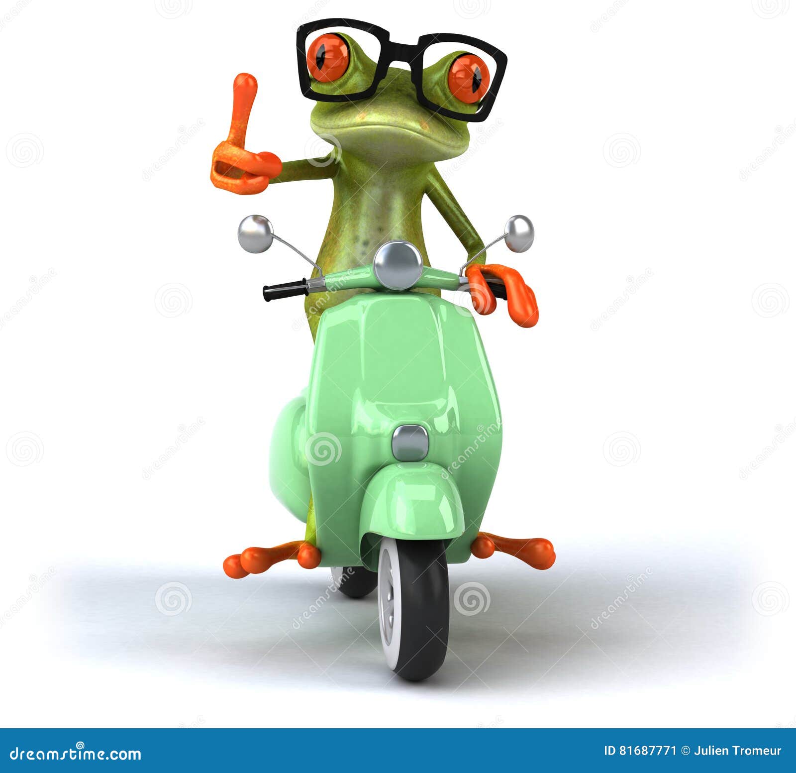 Rolig groda stock illustrationer. Illustration av konst - 81687771