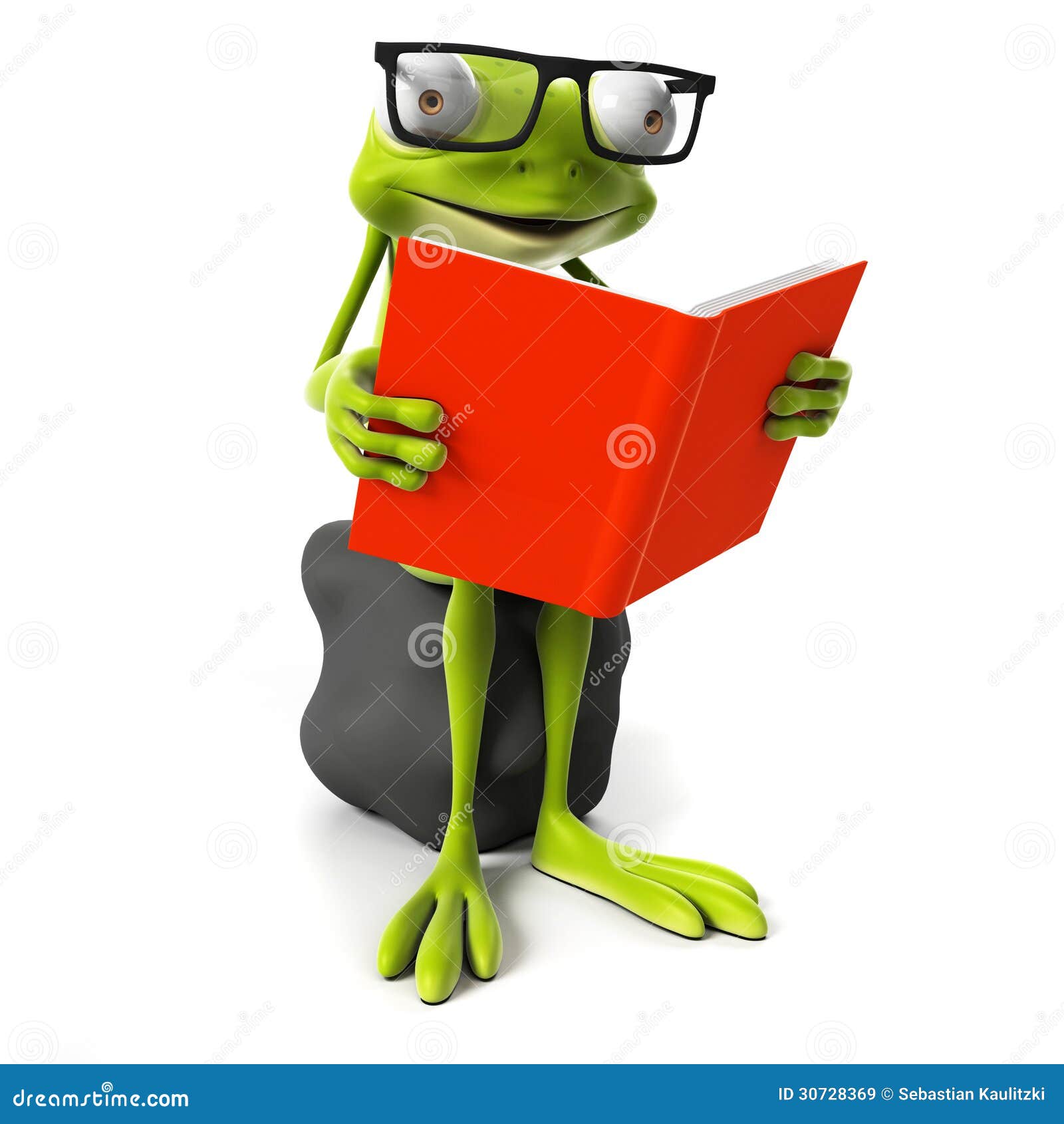 Rolig groda - tecken stock illustrationer. Illustration av groda - 30728369