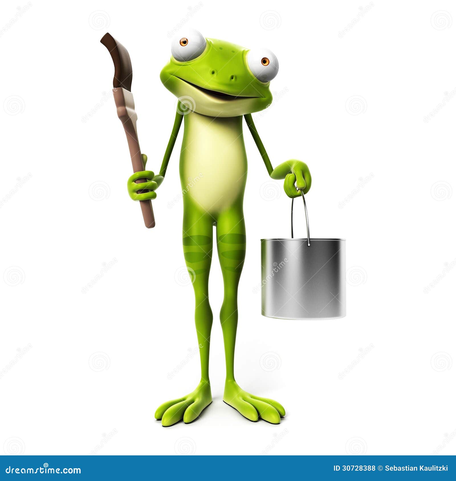 Rolig groda - tecken stock illustrationer. Illustration av tecknad ...