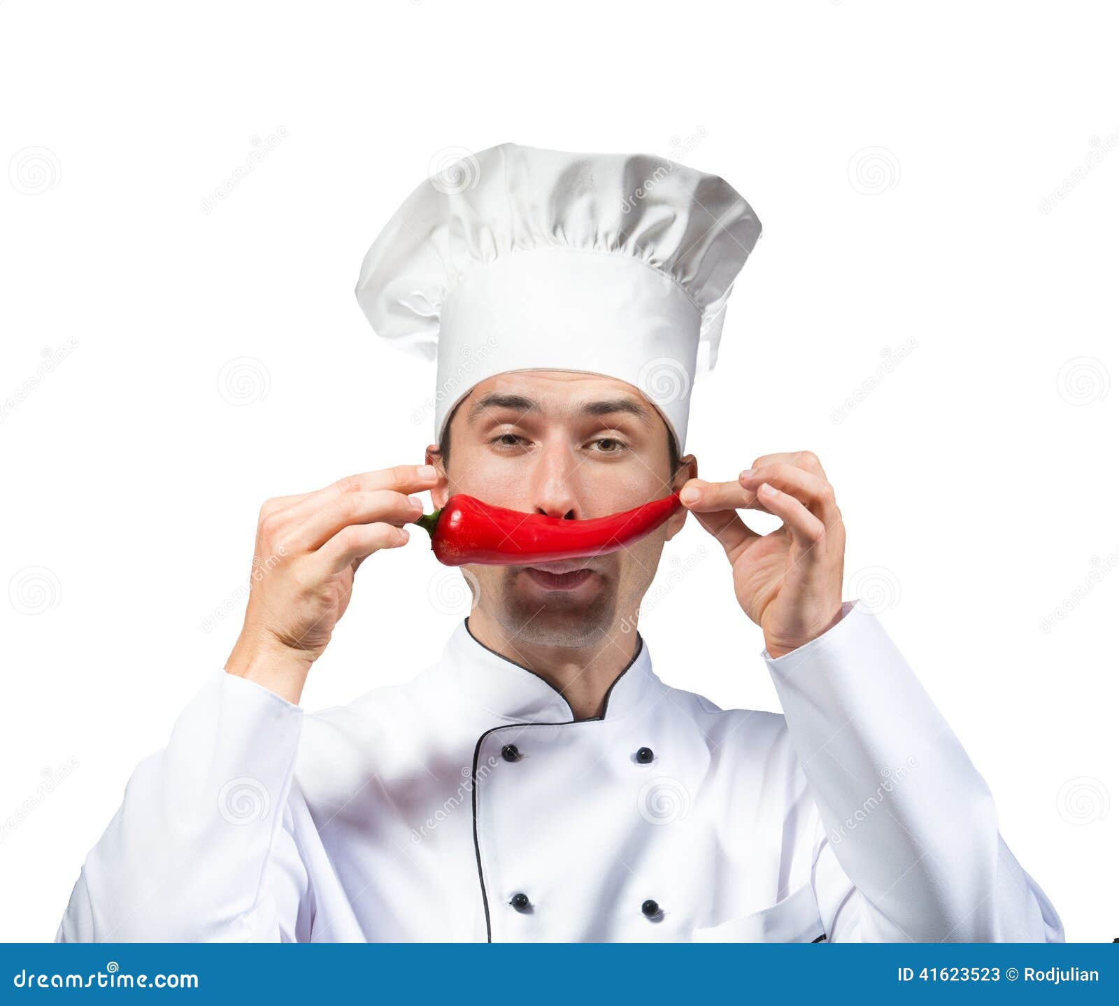 Rolig kock fotografering för bildbyråer. Bild av gest - 41623523