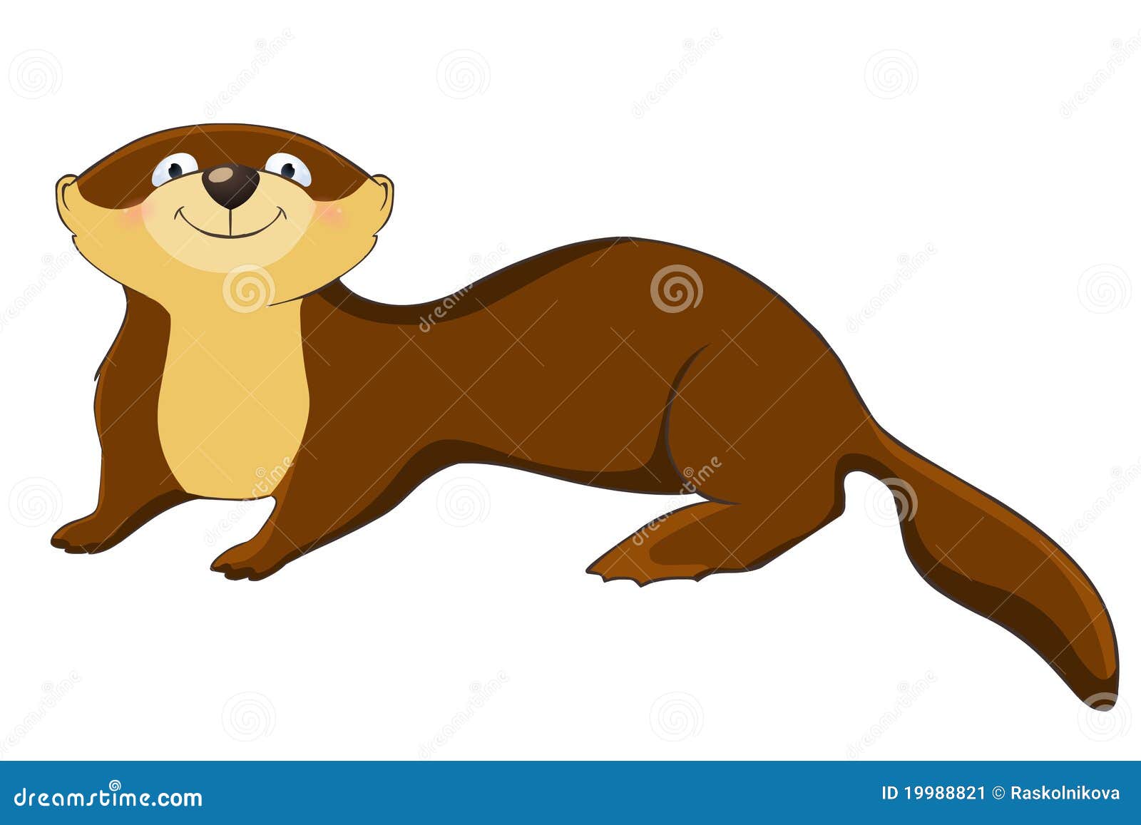 Rolig utter stock illustrationer. Illustration av natur - 19988821