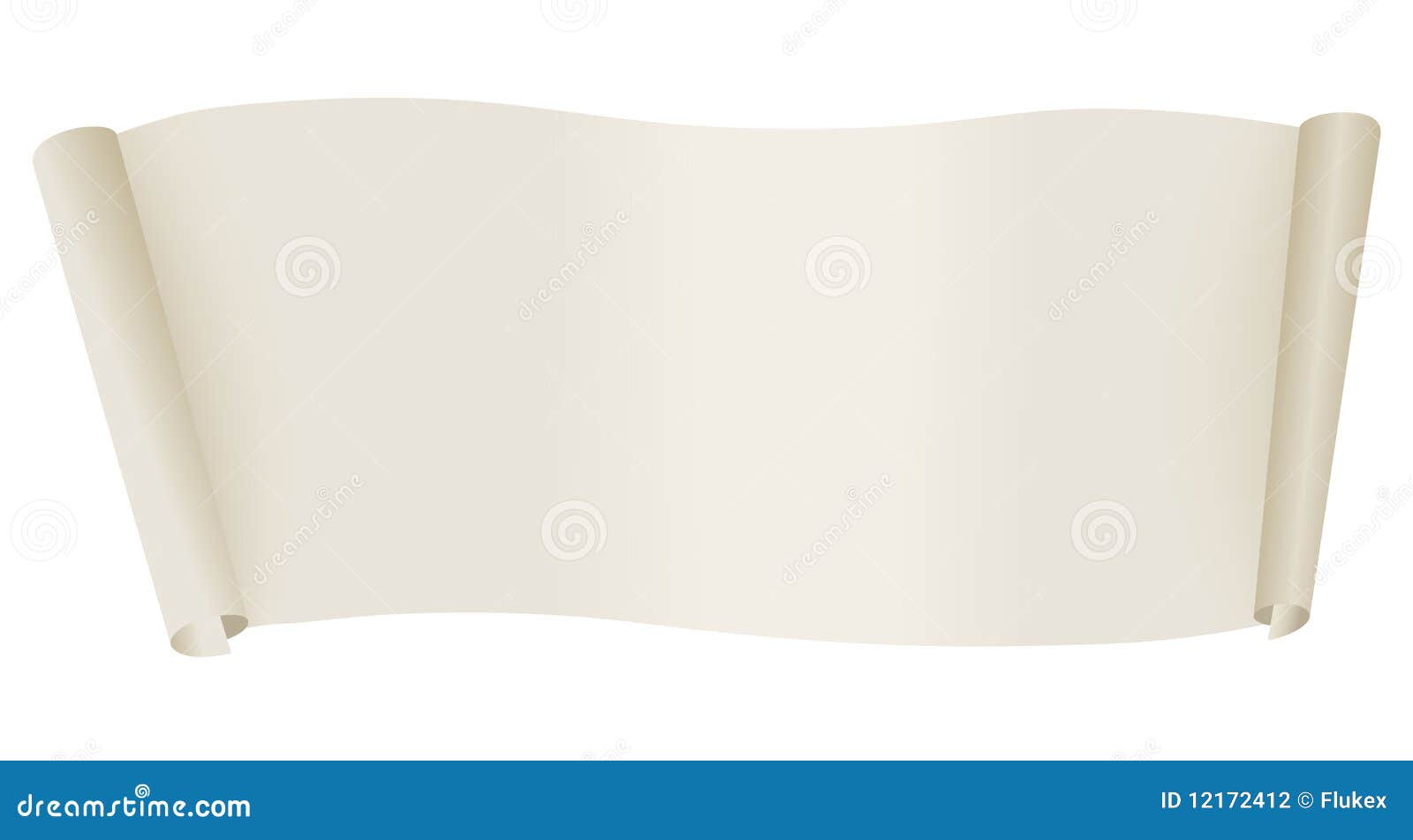 Roll stock vector. Illustration of paper, papyrus, scroll - 12172412