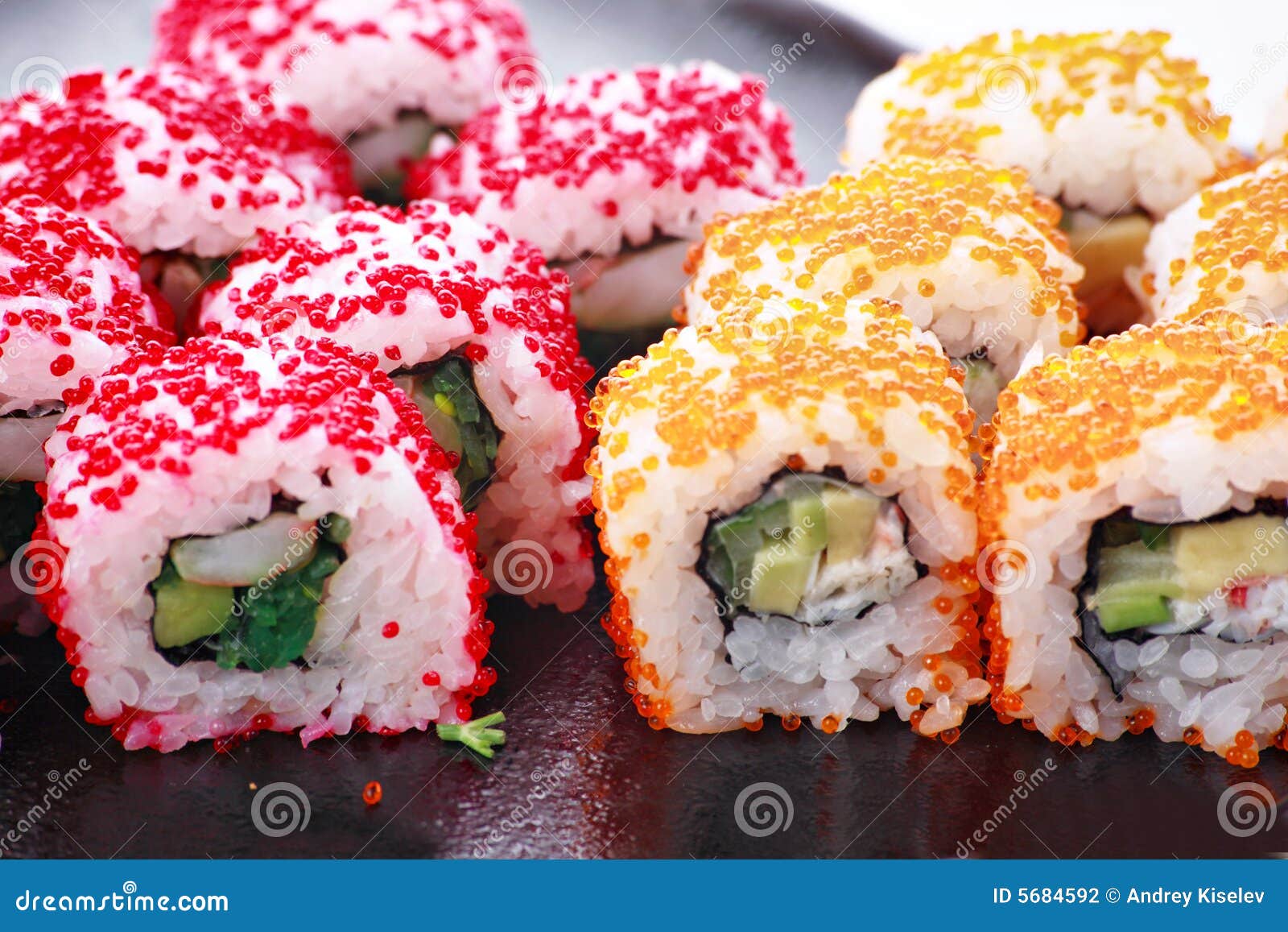 Roll stock photo. Image of sushi, prepared, seafood, taste - 5684592