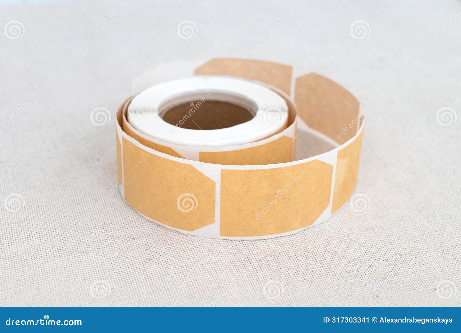 Roll of Adhesive Price Tag Label Mockups Stock Image - Image of sticker ...
