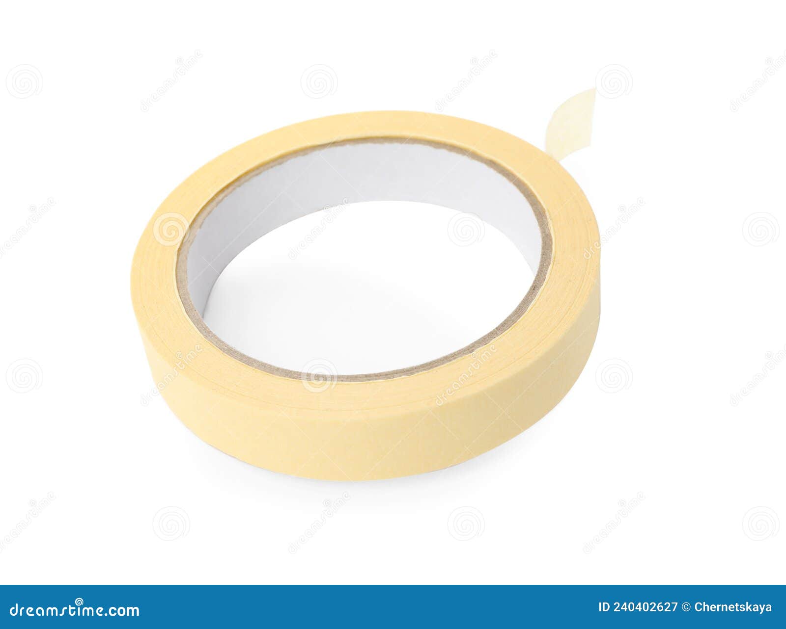 Roll of Adhesive Tape Isolated on White Stock Image - Image of ...
