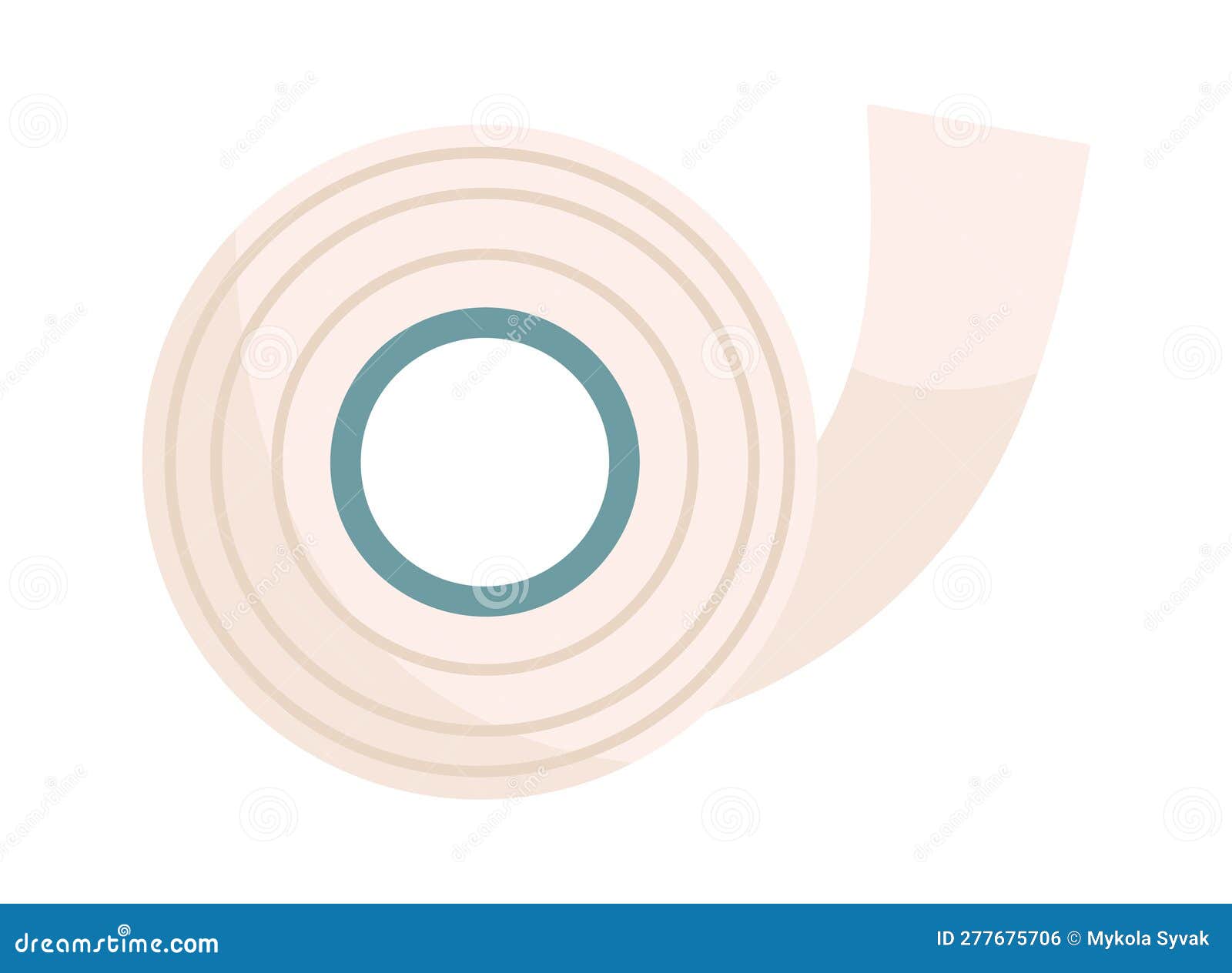 Roll of Bandage stock vector. Illustration of bandage - 277675706