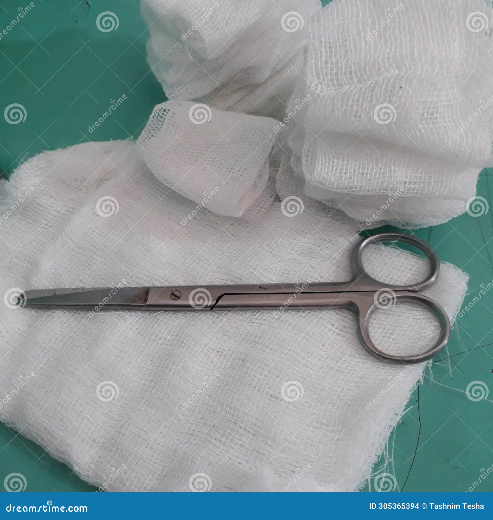 Roll Bandage Using the Dressing, Operation, Plaster Stock Photo - Image ...