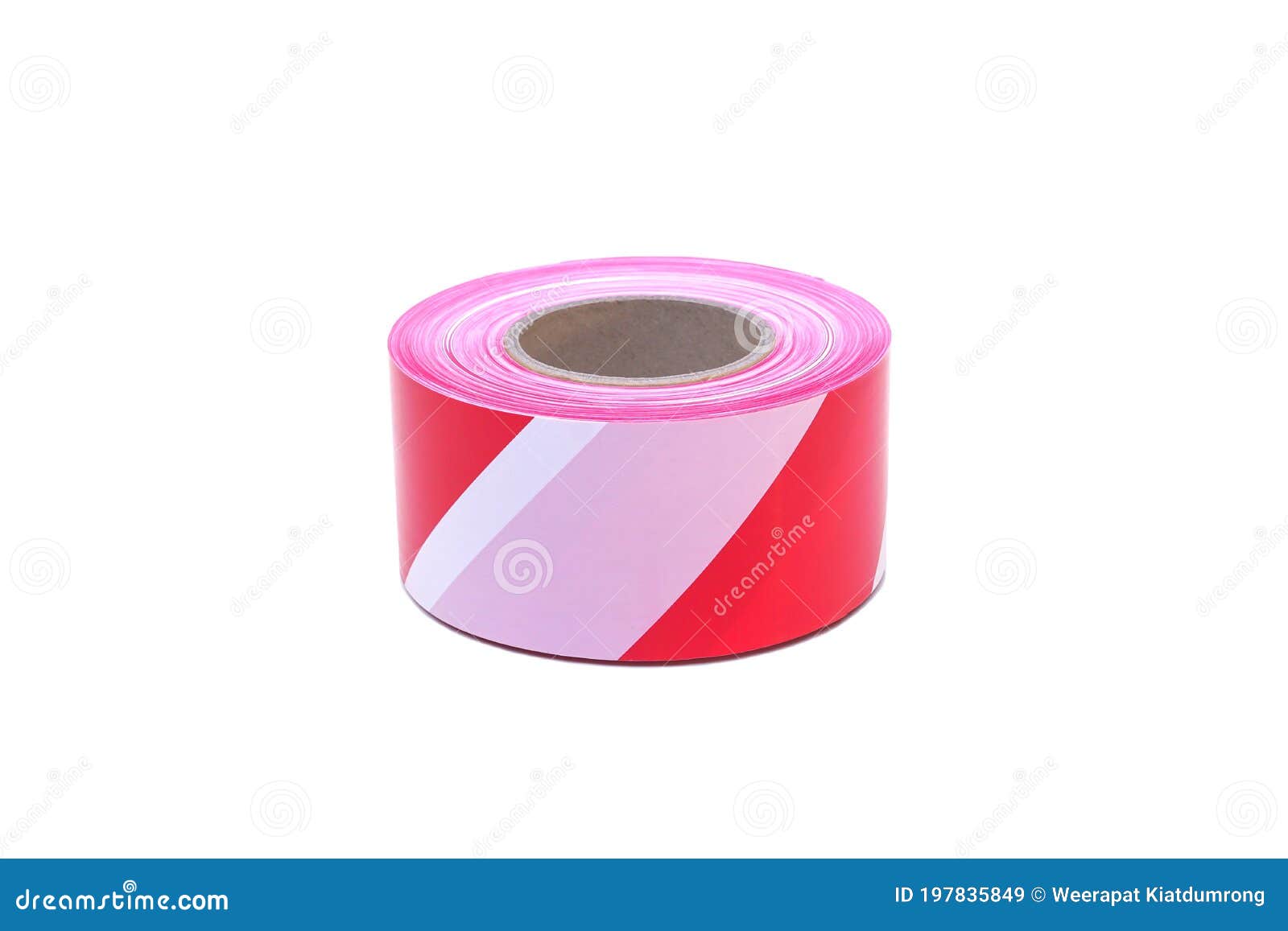 A roll of barricade tape stock image. Image of scene - 197835849
